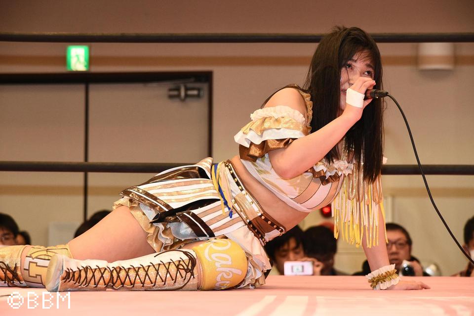 【週刊プロレスmobile】週モバ写真館『祝・初勝利！おやすみエクスプレスと歩んだらくの2年間（東京女子）』～らく／東京女子20年2月1日板橋～